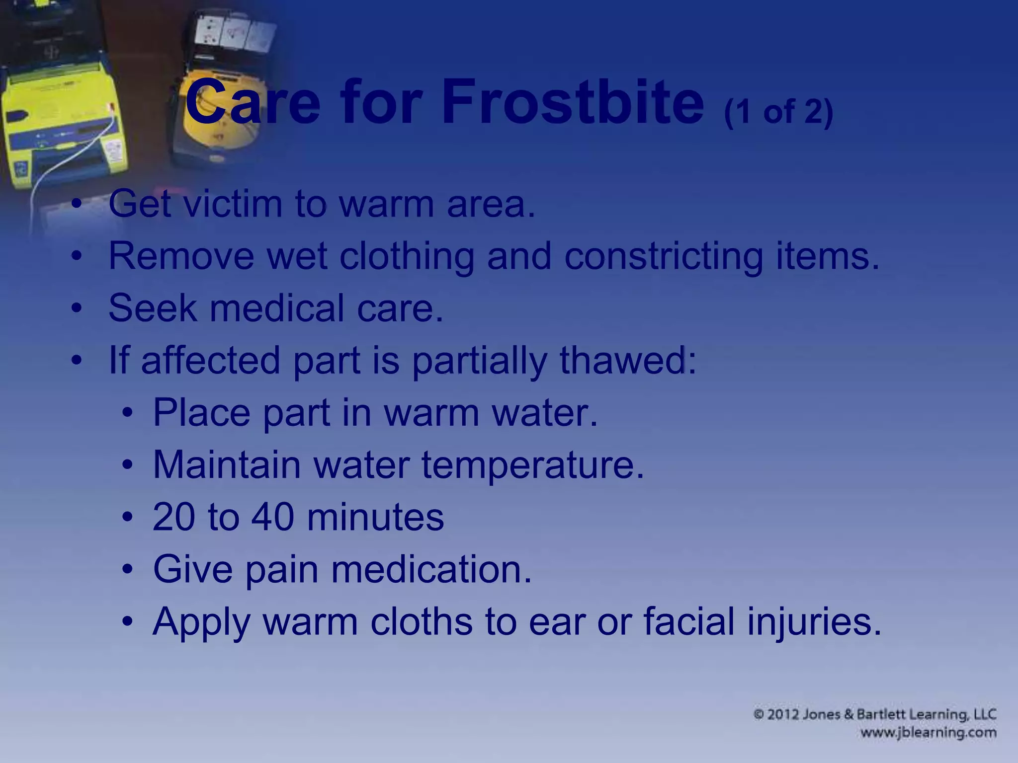 Chapter 20 Cold-Related Emergencies | PPTX