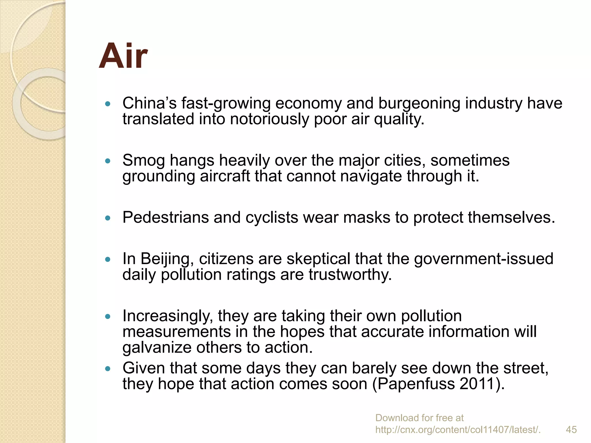 Chapter 20 population, urbanization, and the environment | PPTX