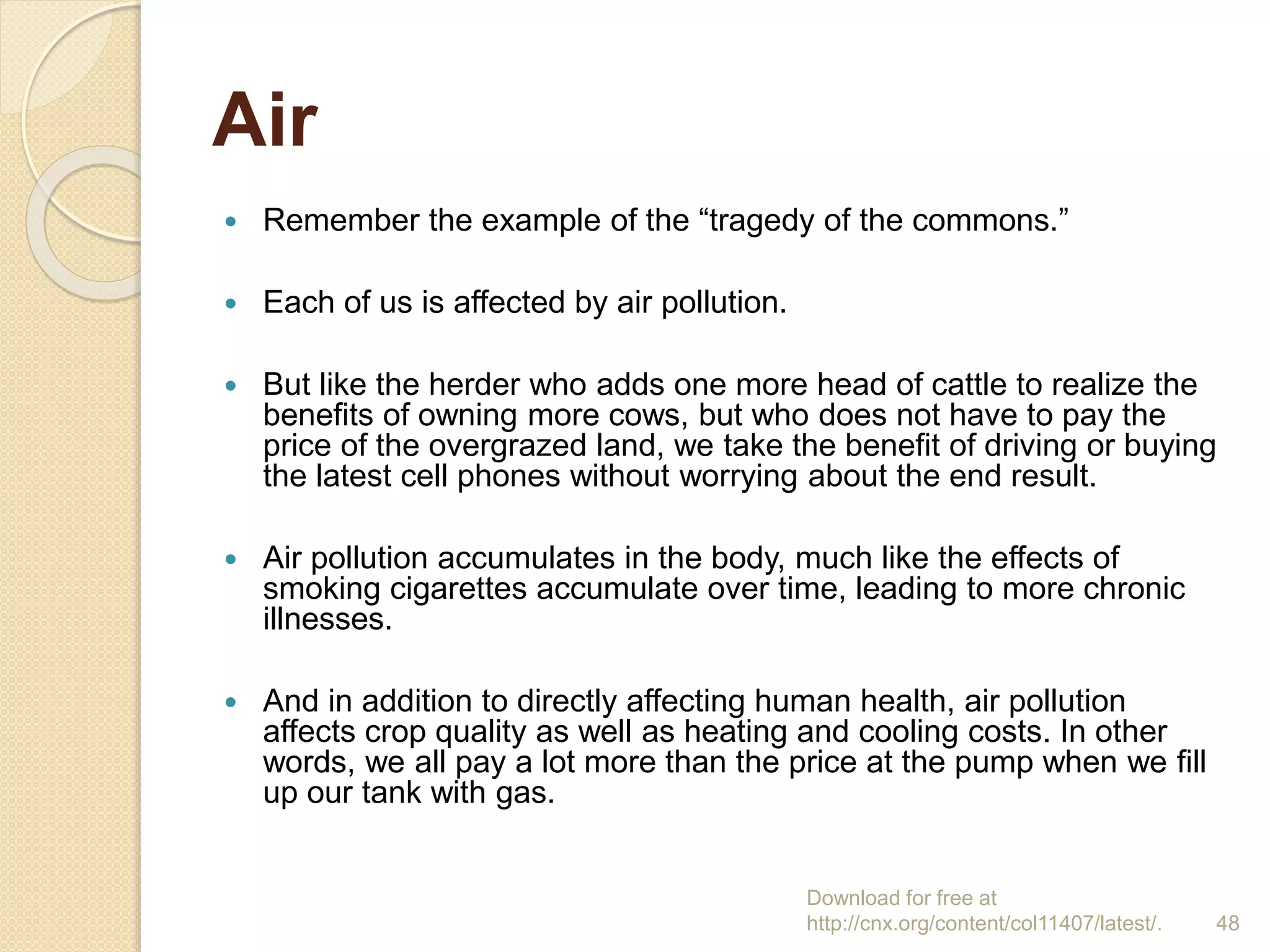 Chapter 20 population, urbanization, and the environment | PPTX