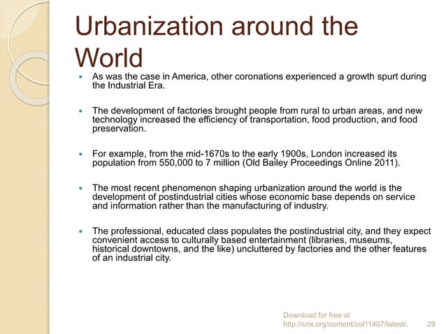 Chapter 20 population, urbanization, and the environment | PPTX