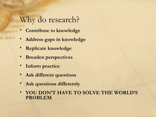 Process of Conducting Research | PPT