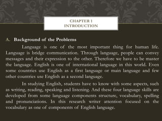 CHAPTER 1 - INTRODUCTION | PPTX