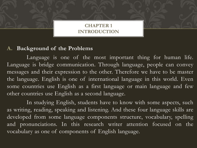 CHAPTER 1 - INTRODUCTION | PPT