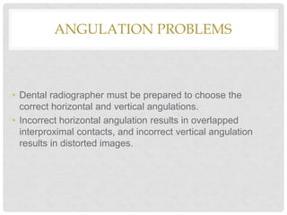 Chapter 20: Exposure and Technique Errors | PPT