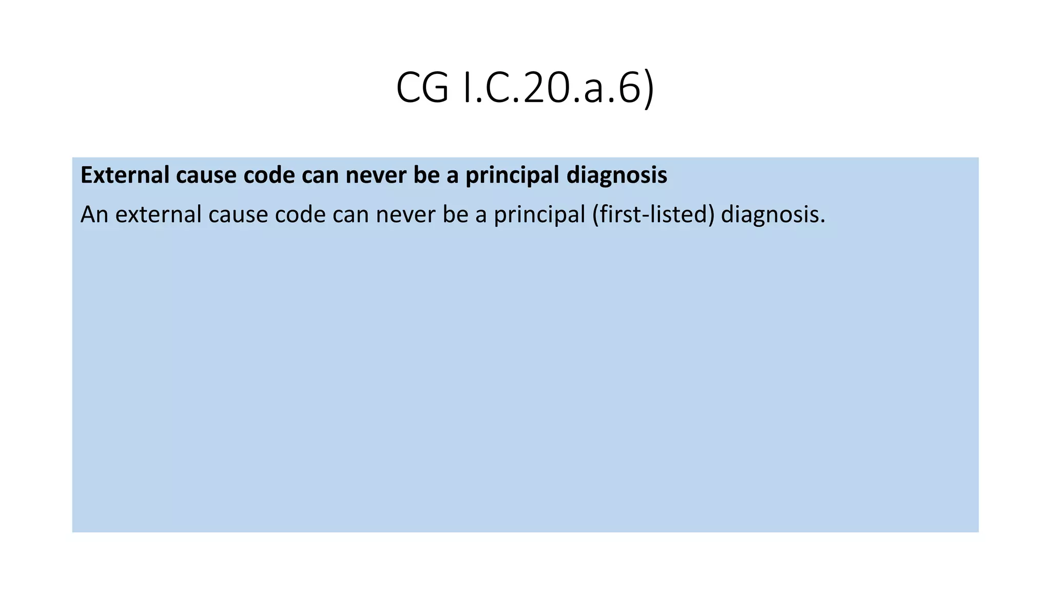 Chapter 20 ICD-10-CM Coding Guidelines 2019 | PDF