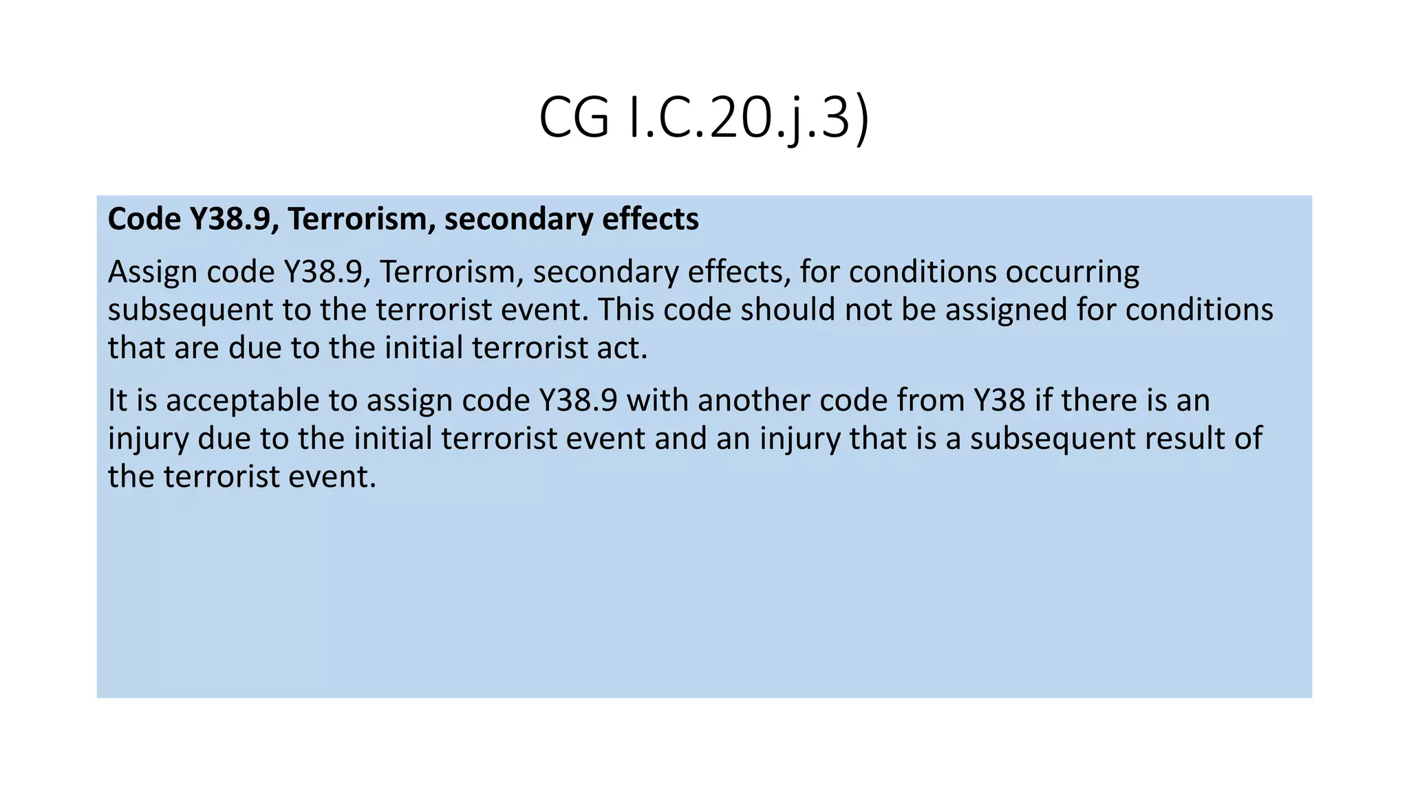 Chapter 20 ICD-10-CM Coding Guidelines 2019 | PDF