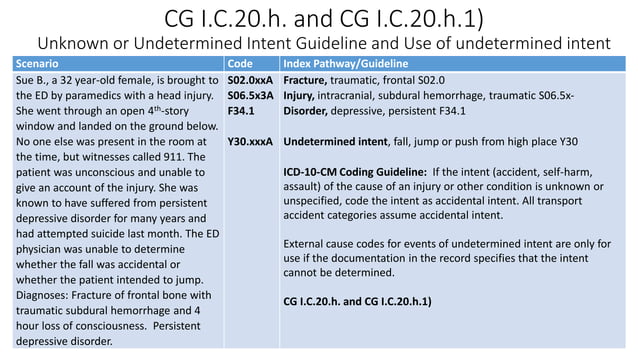 Chapter 20 ICD-10-CM Coding Guidelines 2019 | PDF