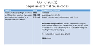 Chapter 20 ICD-10-CM Coding Guidelines 2019 | PDF