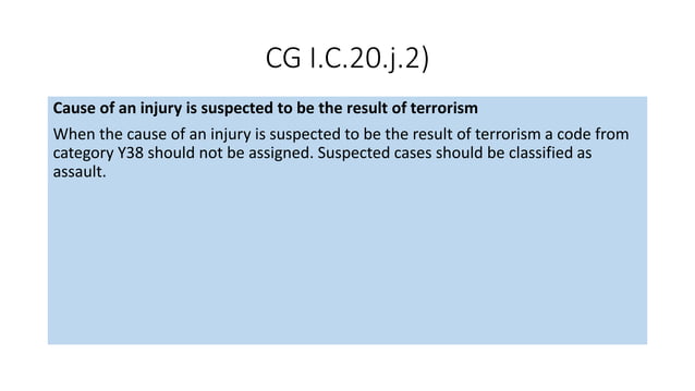 Chapter 20 ICD-10-CM Coding Guidelines 2019 | PDF
