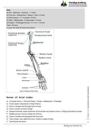 Chapter 20 locomotion and movement | PDF