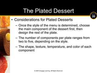 Chapter 20 plated dessert | PPT