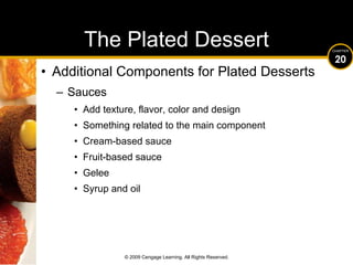 Chapter 20 plated dessert | PPT