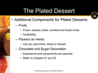 Chapter 20 plated dessert | PPT