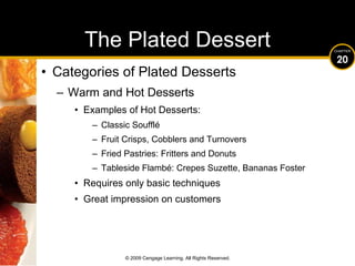 Chapter 20 plated dessert | PPT