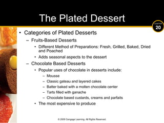Chapter 20 plated dessert | PPT