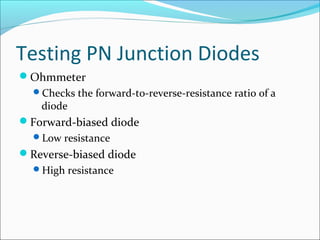pn junction diodes | PPT