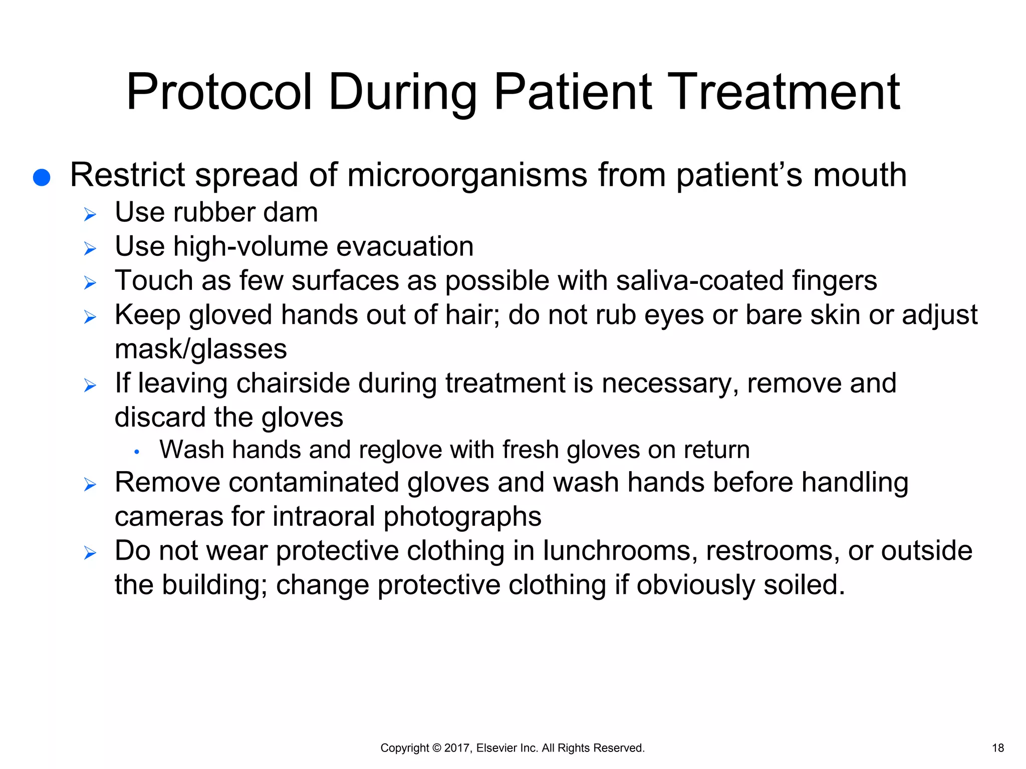 Chapter 20: Asepsis Protocols, SOP's and Checklists | PPTX