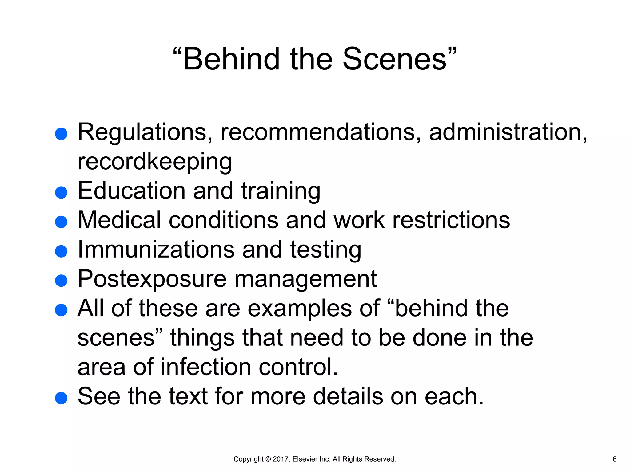 Chapter 20: Asepsis Protocols, SOP's and Checklists | PPTX