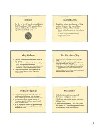 AP WH Chapter 20 PPT | PPT