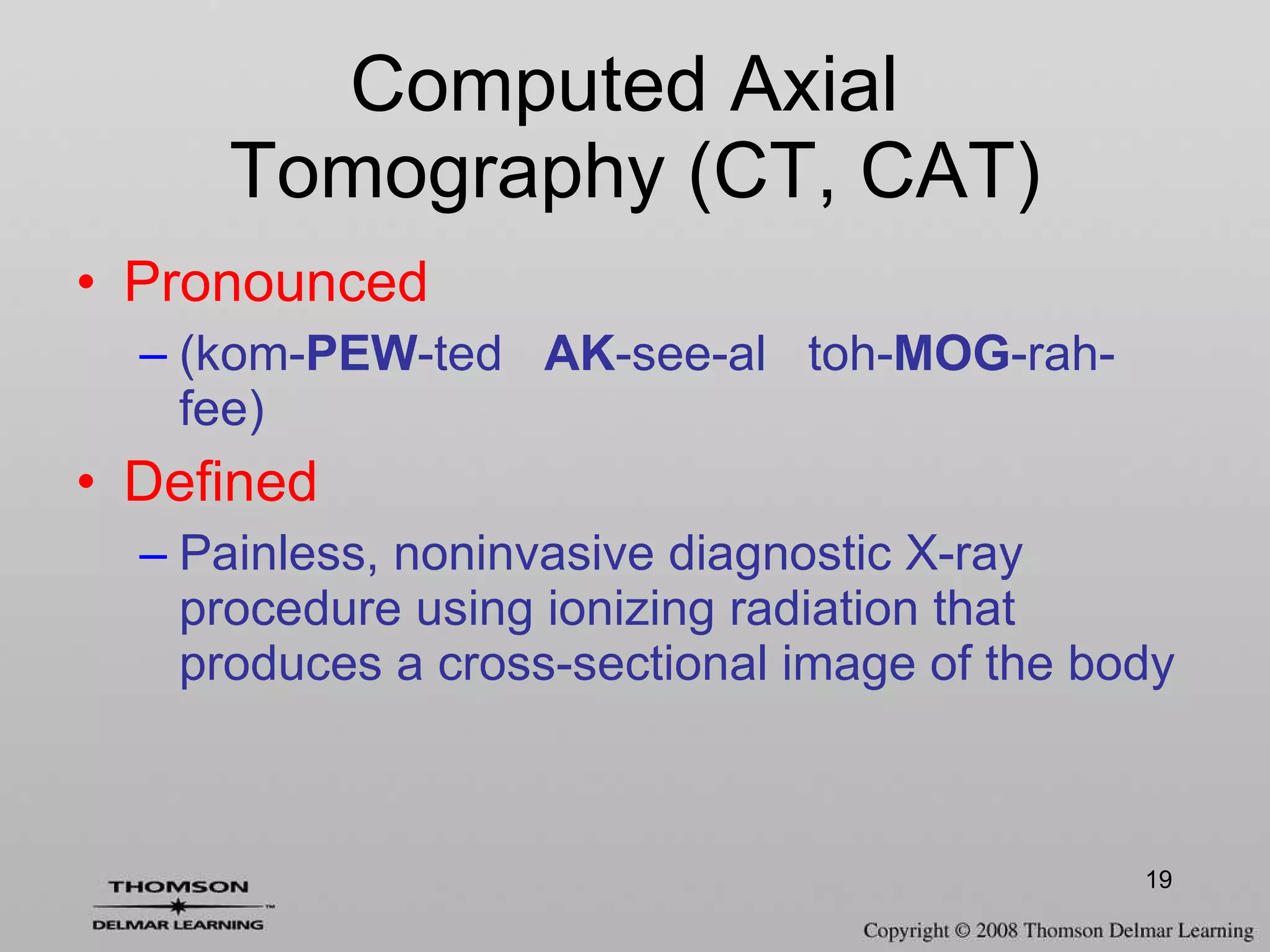 Chapter20 radiology and diagnostic imaging terminology | PPT