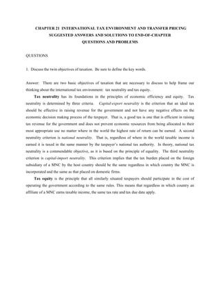 Chapter21 International Finance Management | PDF