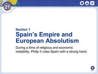 Ch21AbsoluteMonarchsinEurope | PPT