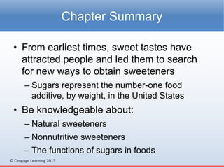 Chapter 21 - Sweeteners | PPT
