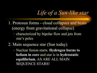 Stellar evolution - the main sequence.ppt