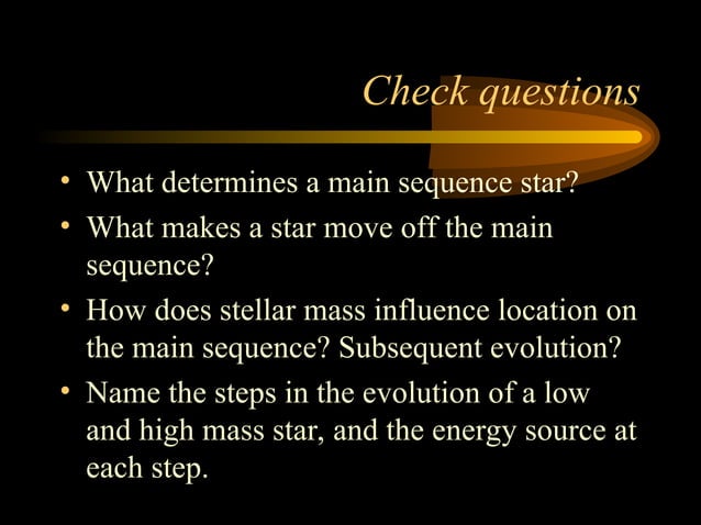 Stellar evolution - the main sequence.ppt