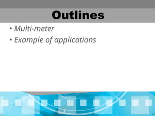 Measurements DC meters concepts Volta meter | PPT