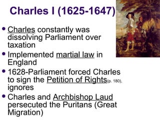 Chapter 21 english civil war | PPT