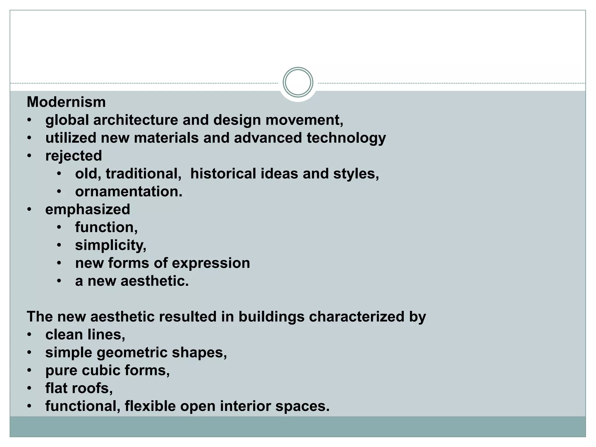 Chapter 21 modernism in archtecture at mid-century | PPTX