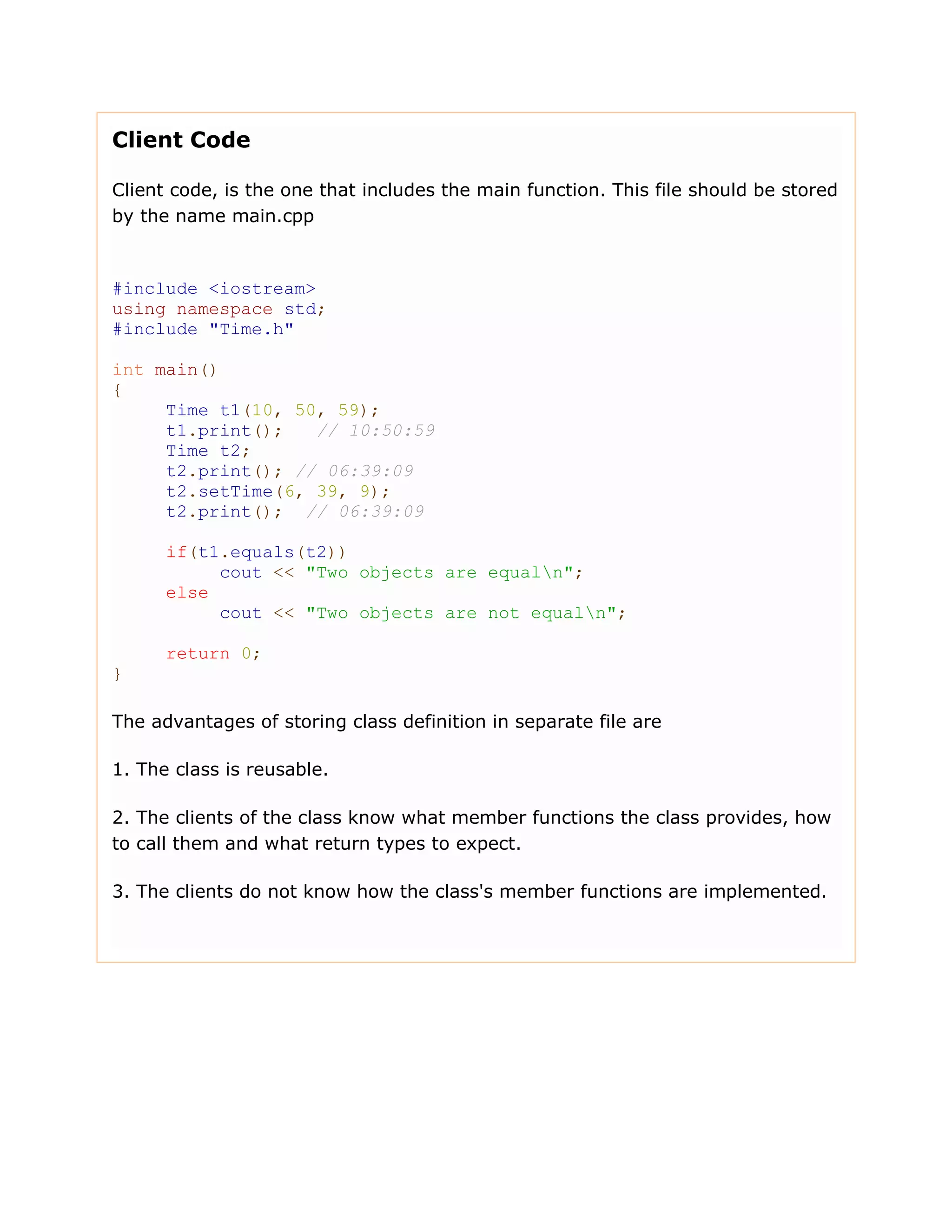 Chapter21 separate-header-and-implementation-files | PDF