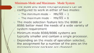 Chapter 2_1(8086 System configuration).pptx | Operating Systems | Computer Software and Applications