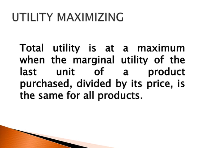 Chapter 21 Consumer Behavior And Utility Maximization