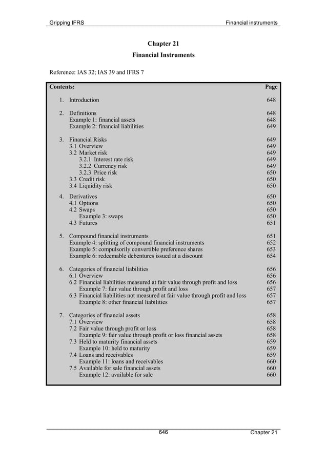 Chapter21 financialinstruments2007 | PDF
