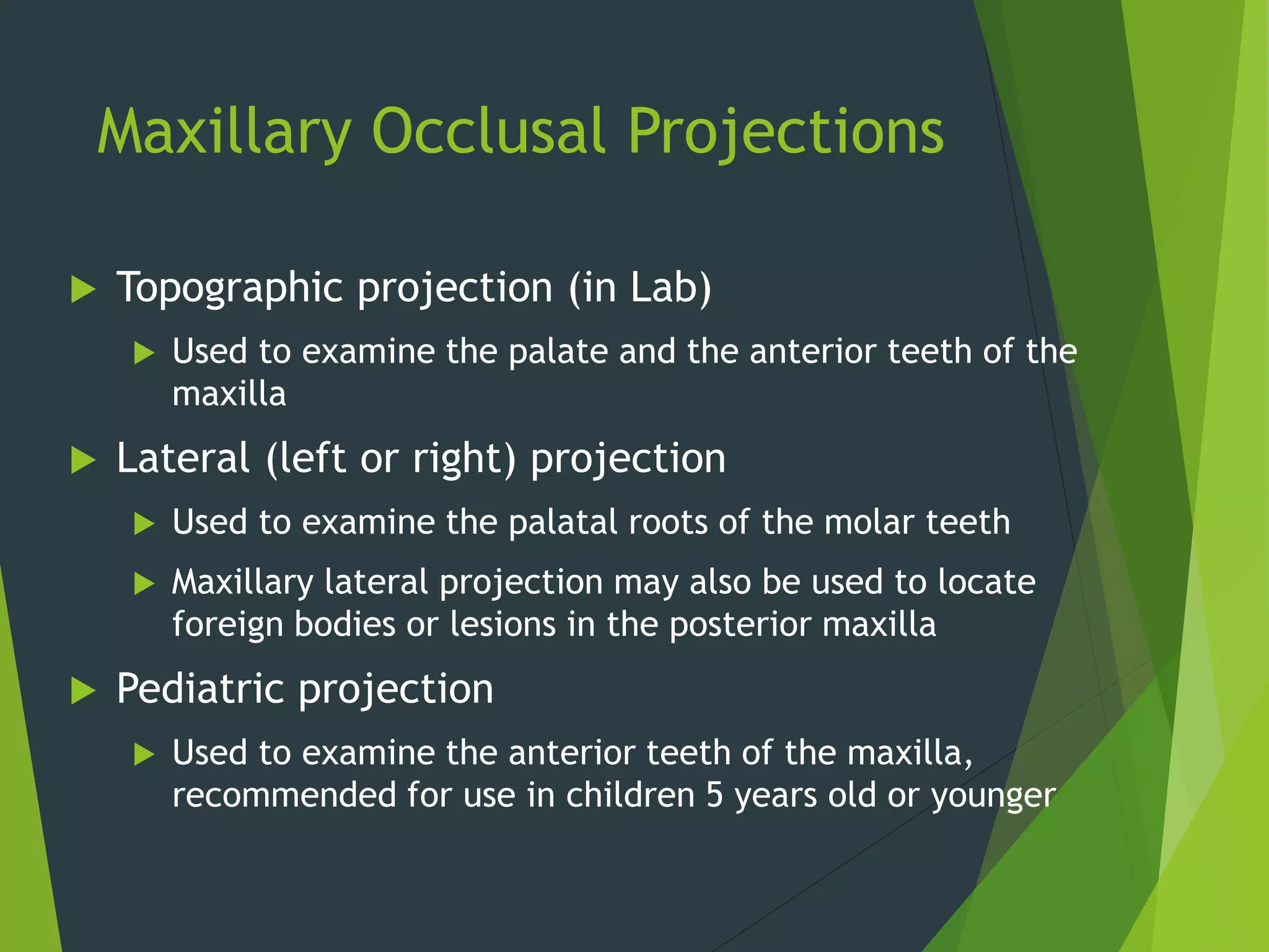 Chapter 21: Occlusal and Localization Technique | PPT