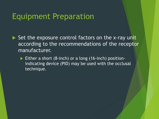 Chapter 21: Occlusal and Localization Technique | PPT