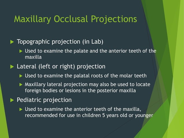 Chapter 21: Occlusal and Localization Technique | PPT