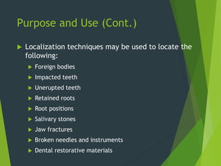 Chapter 21: Occlusal and Localization Technique | PPT