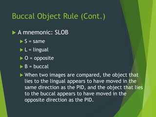 Chapter 21: Occlusal and Localization Technique | PPT