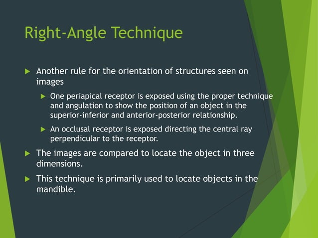 Chapter 21: Occlusal and Localization Technique | PPT