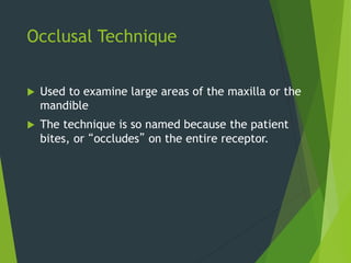Chapter 21: Occlusal and Localization Technique | PPT