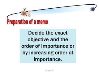 Other methods of written communication: Memo, Fax, email | PDF