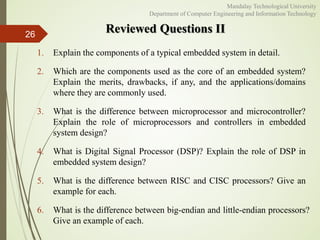 Introduction to Embedded Systems I: Chapter 2 (1st portion) | PPTX