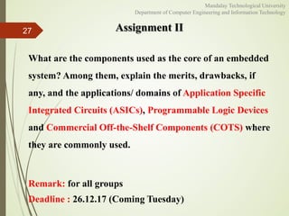 Introduction to Embedded Systems I: Chapter 2 (1st portion) | PPTX