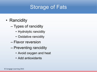 Chapter 22 - Fats and Oils | PPTX