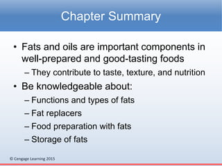 Chapter 22 - Fats and Oils | PPTX