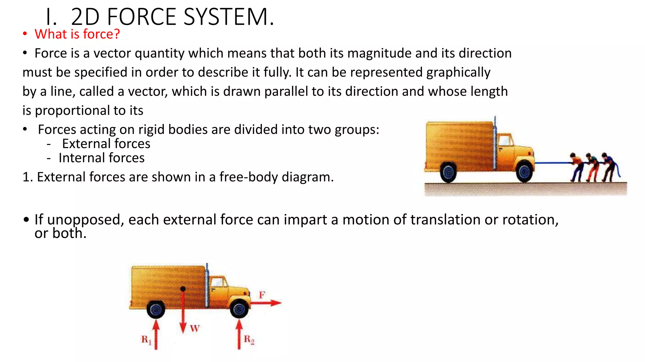 Chapter 2: Two dimenstional force systems: DBU-MESA | PPTX