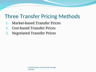Management-Control Systems, Transfer Pricing, and Multinational ...